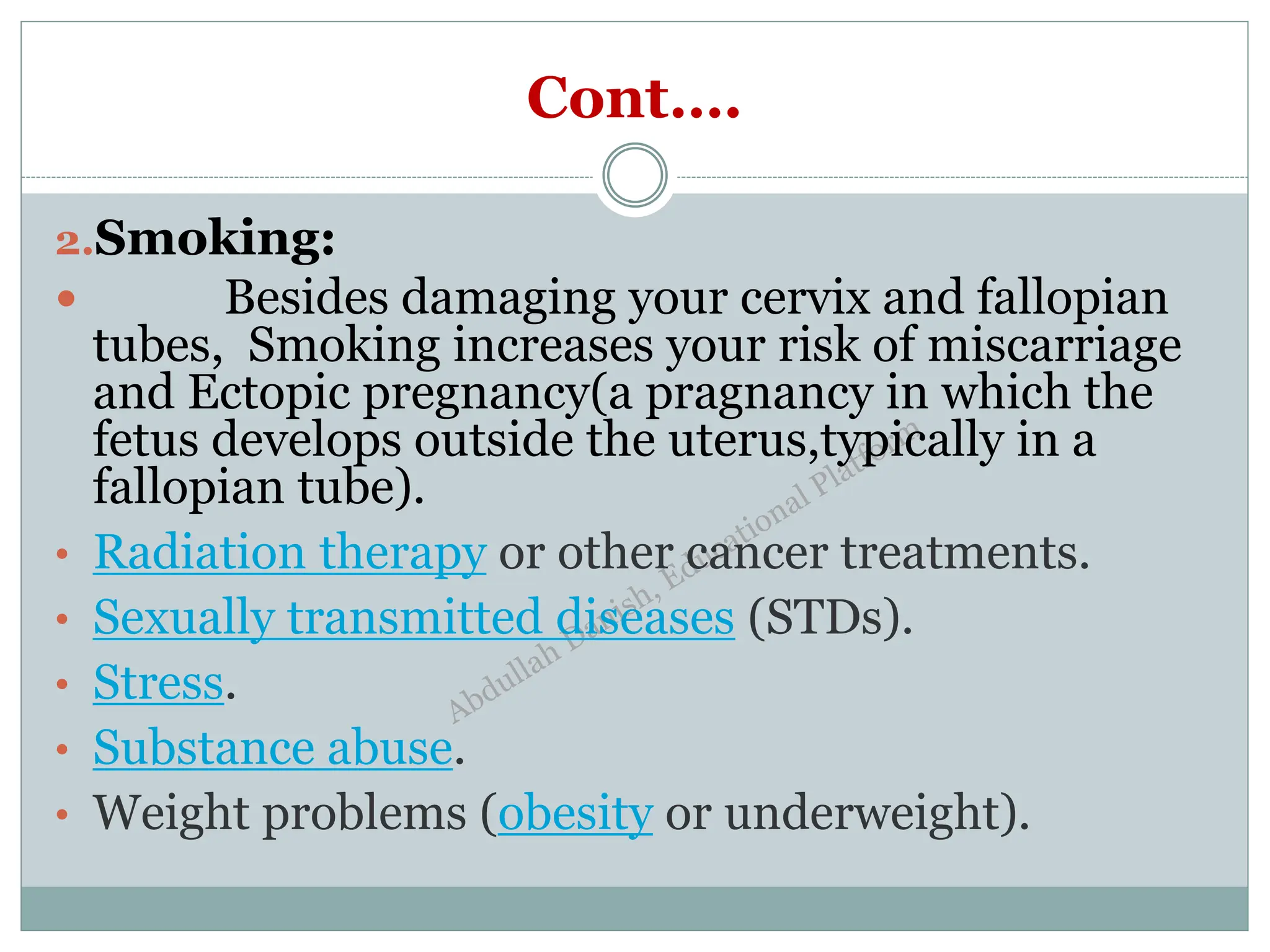 INFERTILITY IN FEMALE,Educational Platform.pptx