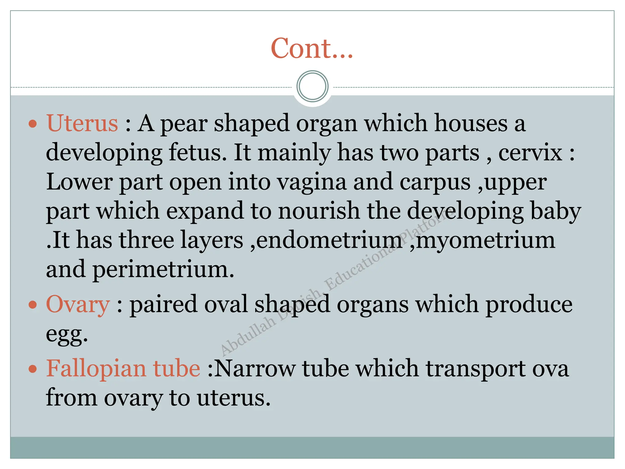 INFERTILITY IN FEMALE,Educational Platform.pptx