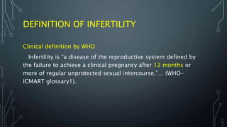 Infertility - causes and legal aspects | PPT