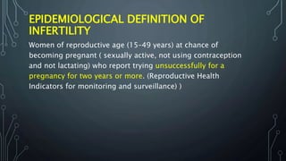 Infertility - causes and legal aspects | PPTX