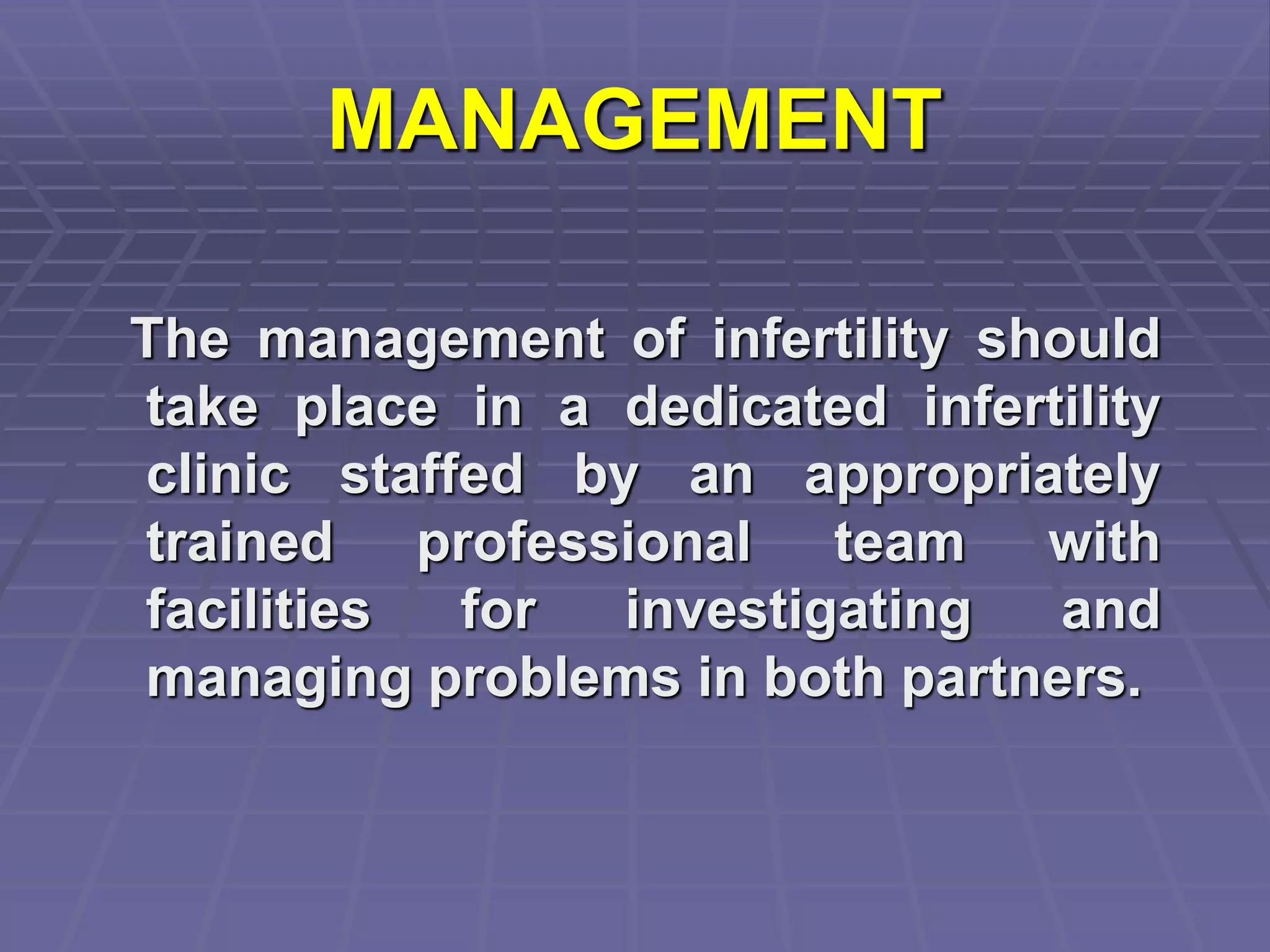 Infertility management. | PPT