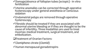 Infertility managment | PPT