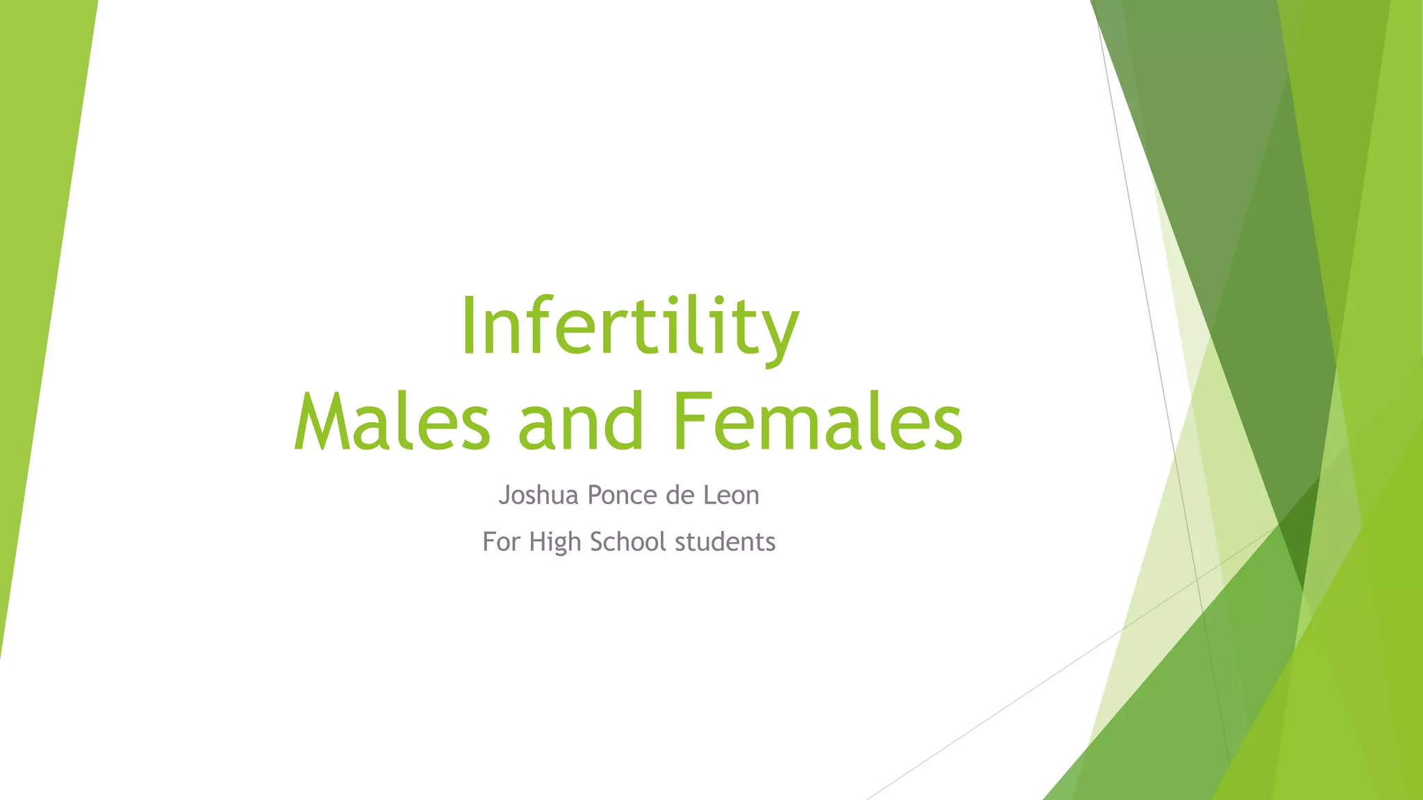 Infertility power point | PPTX
