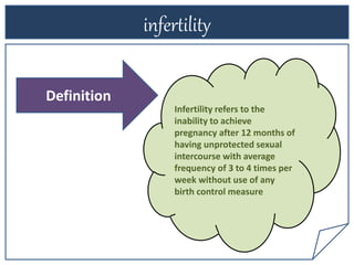 Infertility ppt | PPT