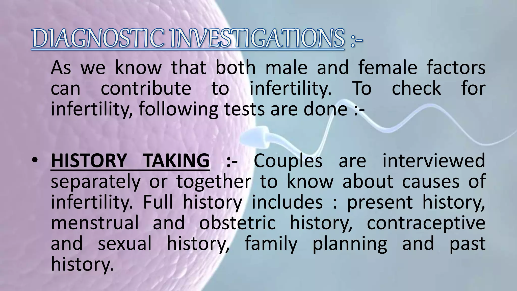 INFERTILITY AND ITS MANAGEMENT | PPSX