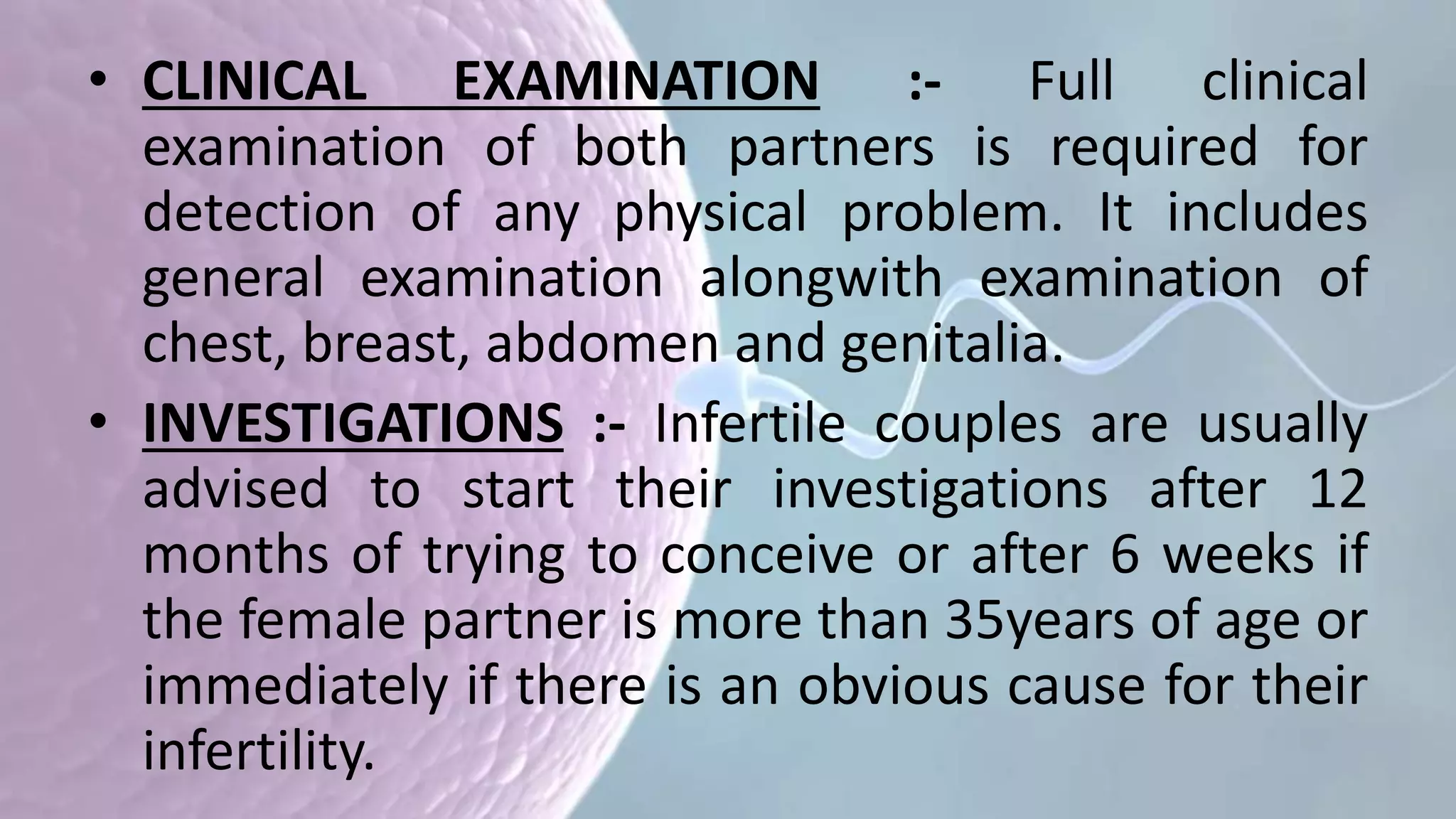 INFERTILITY AND ITS MANAGEMENT | PPSX