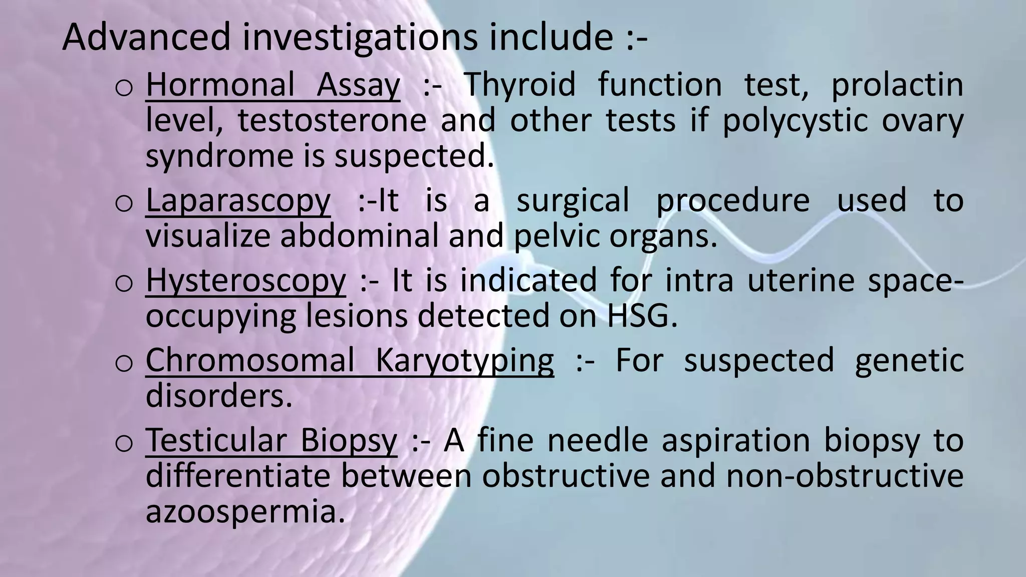 INFERTILITY AND ITS MANAGEMENT | PPSX