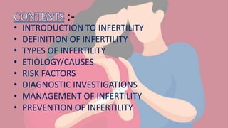 INFERTILITY AND ITS MANAGEMENT | PPSX
