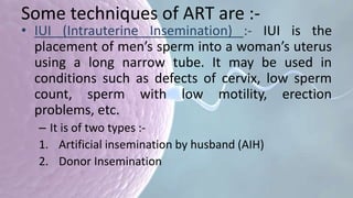 INFERTILITY AND ITS MANAGEMENT | PPSX