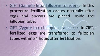 INFERTILITY AND ITS MANAGEMENT | PPSX