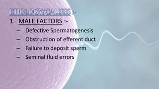 INFERTILITY AND ITS MANAGEMENT | PPSX