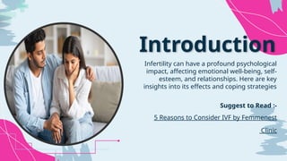 Infertility's Psychological Impact and Coping Strategies | PPTX