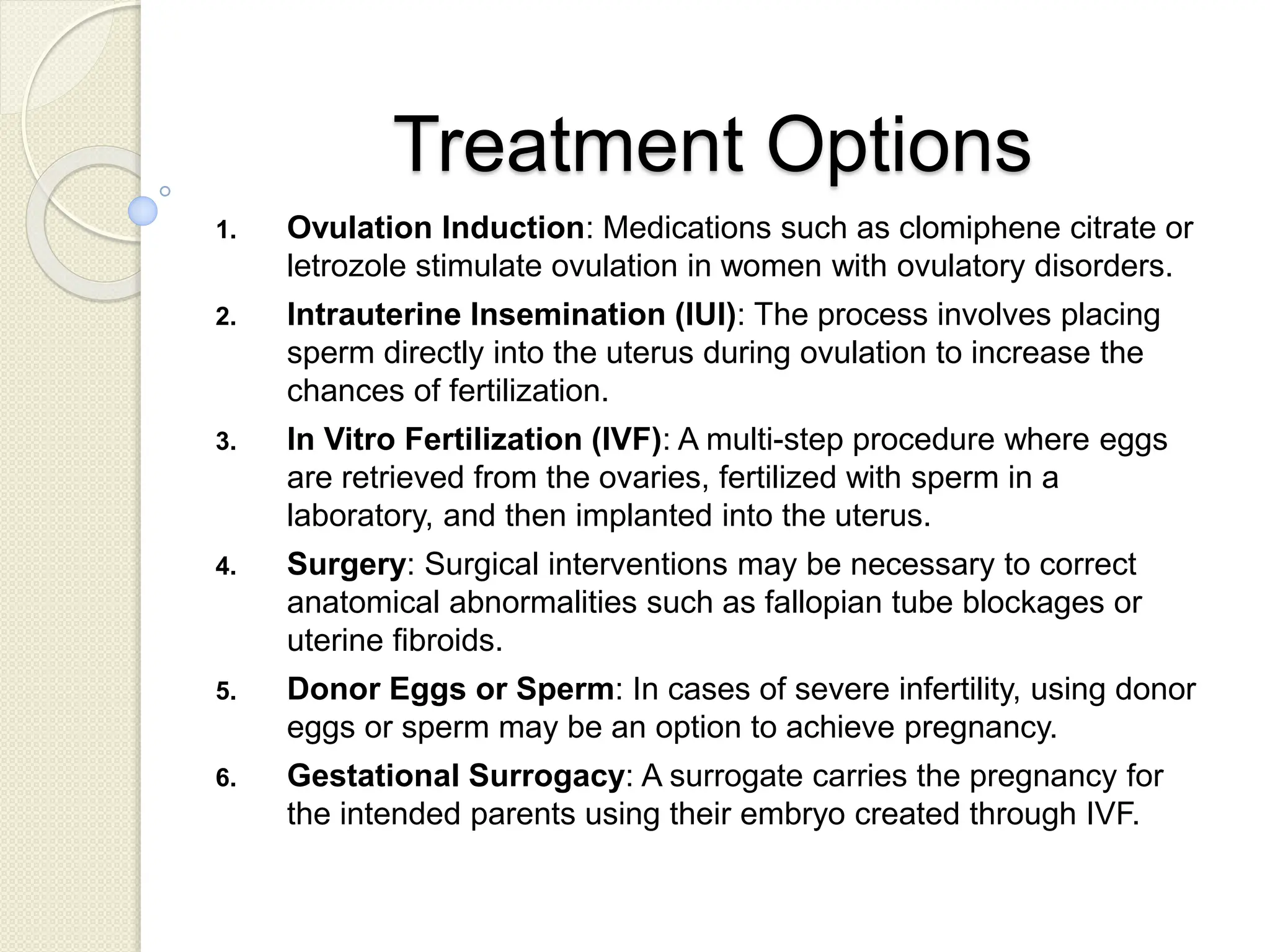 Infertility Treatment by Gynecologists | PPTX