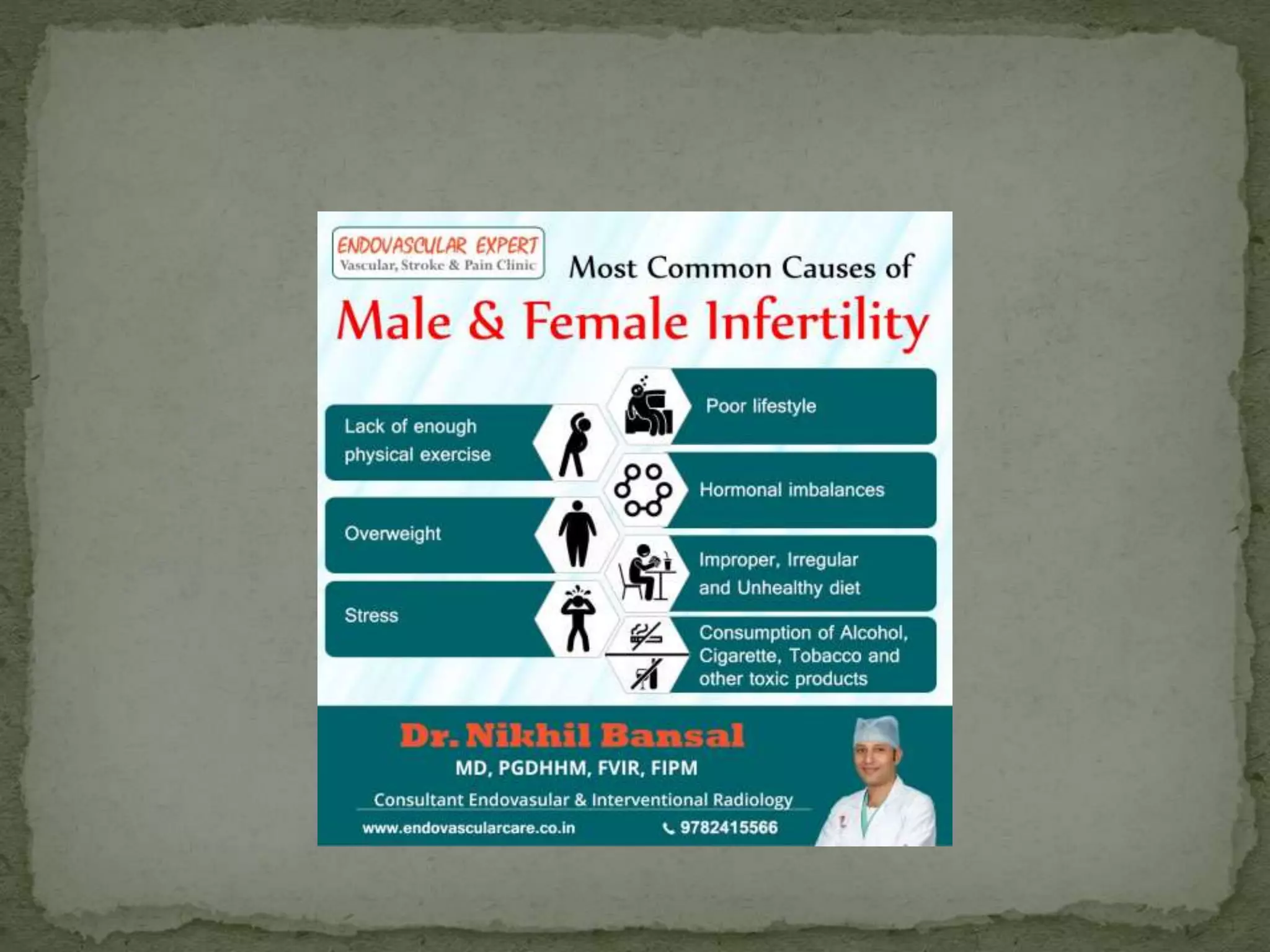 Infertility treatment Dr Nikhil Bansal interventional radiology | PPTX