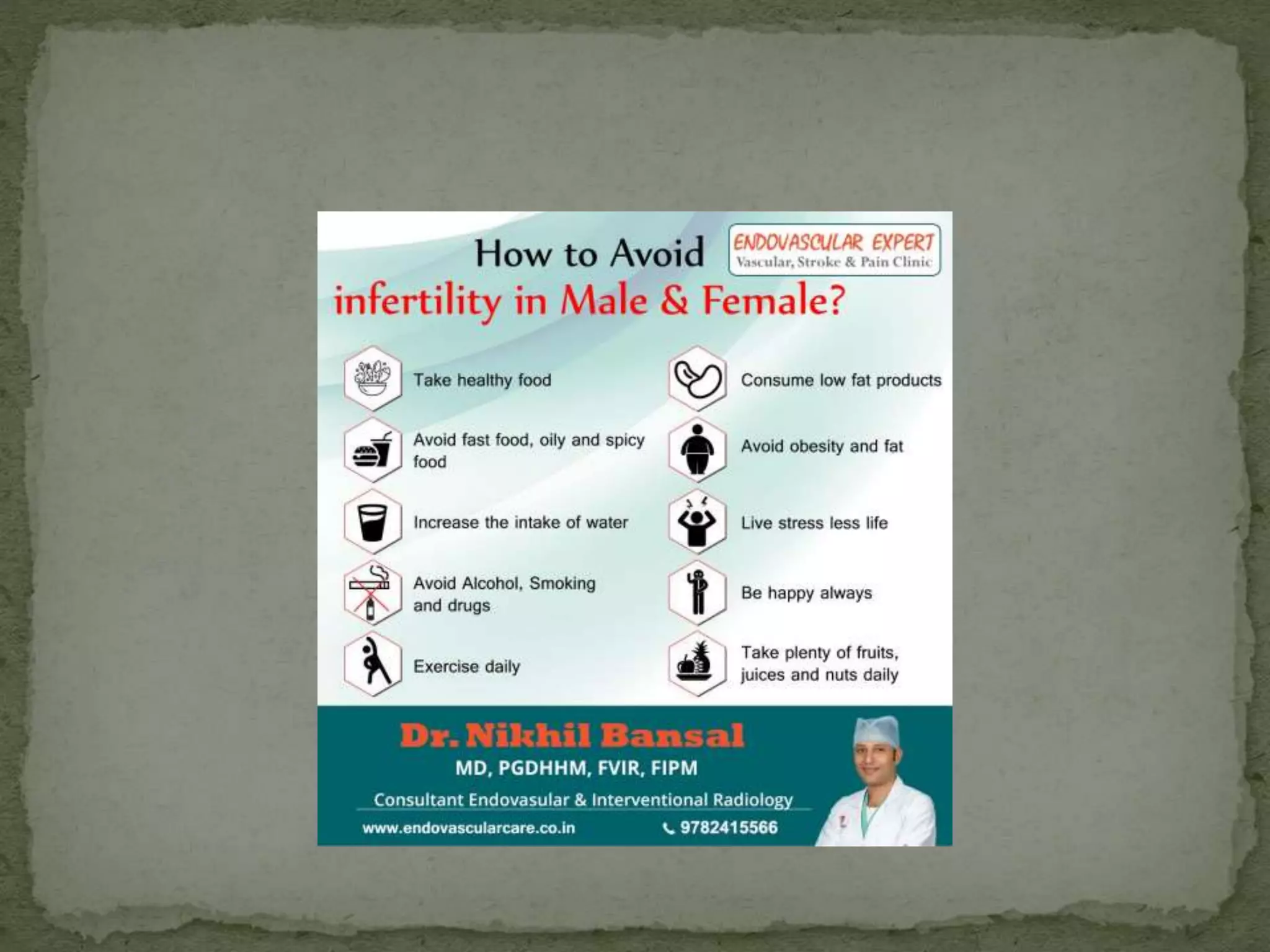 Infertility treatment Dr Nikhil Bansal interventional radiology | PPTX