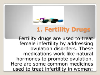 Infertility treatments | PPTX