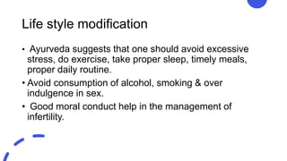 Infertility Treatment with Ayurveda.pptx