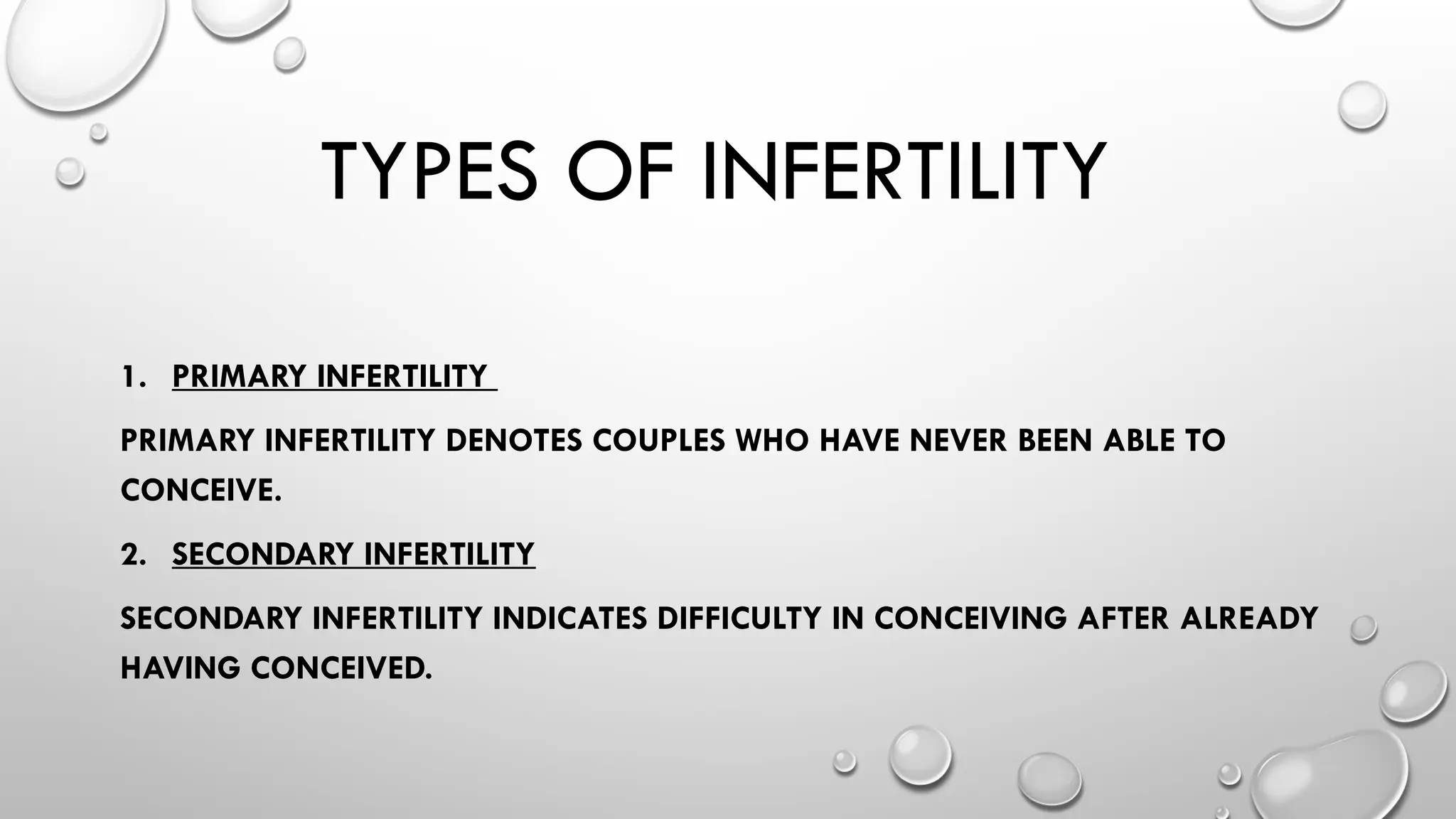 infertility male and female both ART methods and management of infertility | PPTX