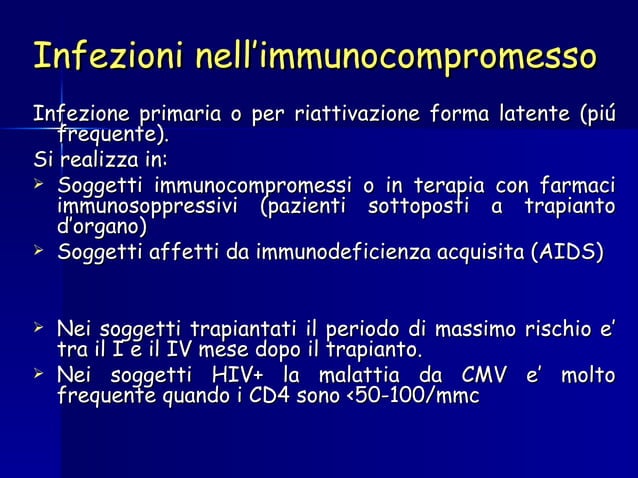 Infezioni da citomegalovirus (cmv) | PPT | Diseases and Conditions ...