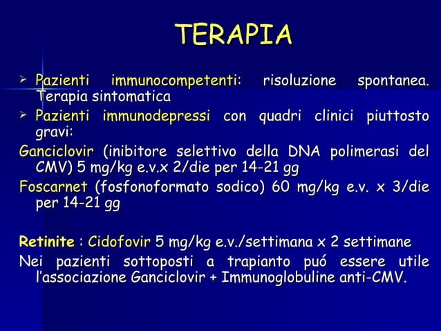 Infezioni da citomegalovirus (cmv) | PPT | Diseases and Conditions ...