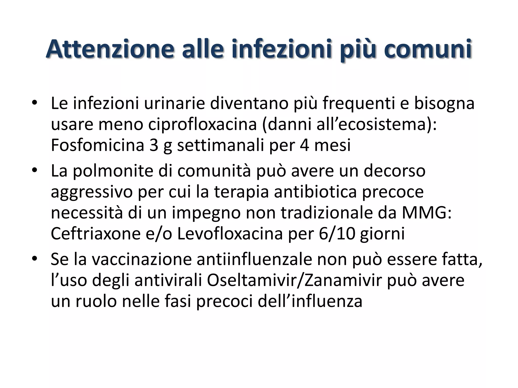 Infezioni nel paziente oltx | PPTX
