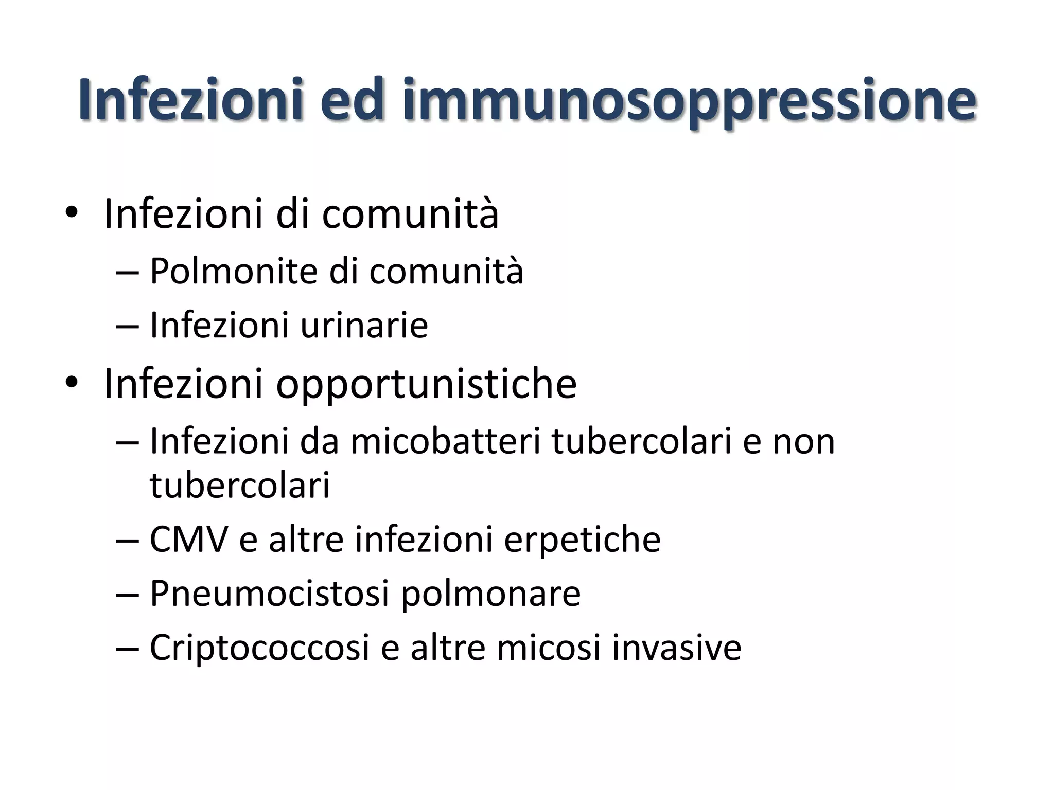Infezioni nel paziente oltx | PPTX