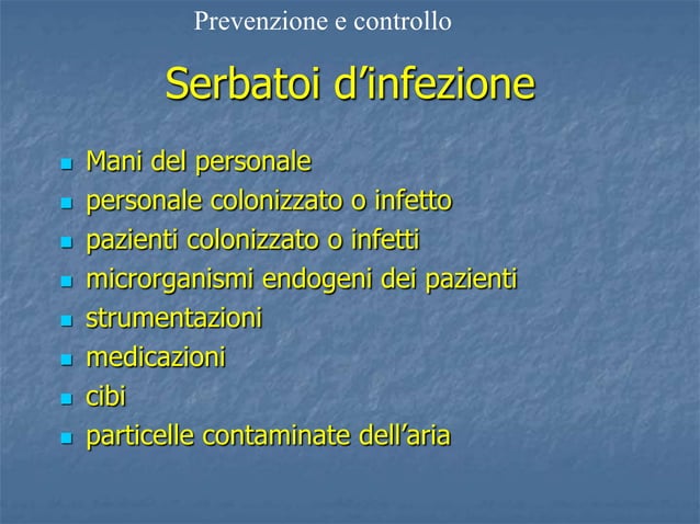 Infezioni nosocomiali | PPTX
