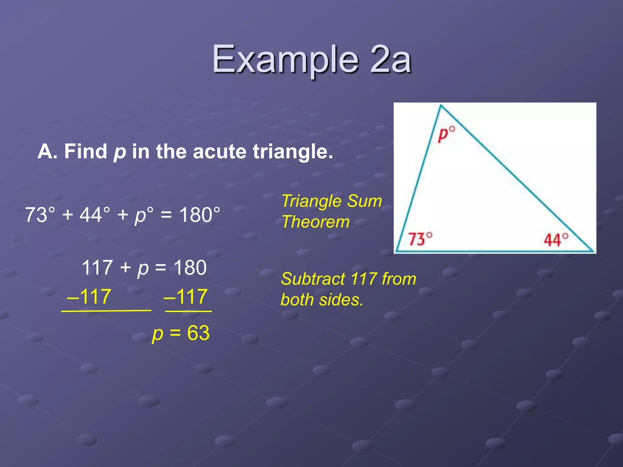 Triangle Sum Theorem | PPTX