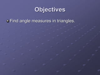 Triangle Sum Theorem | PPTX