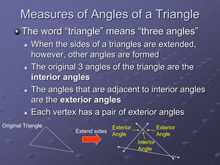 Triangle Sum Theorem | PPTX