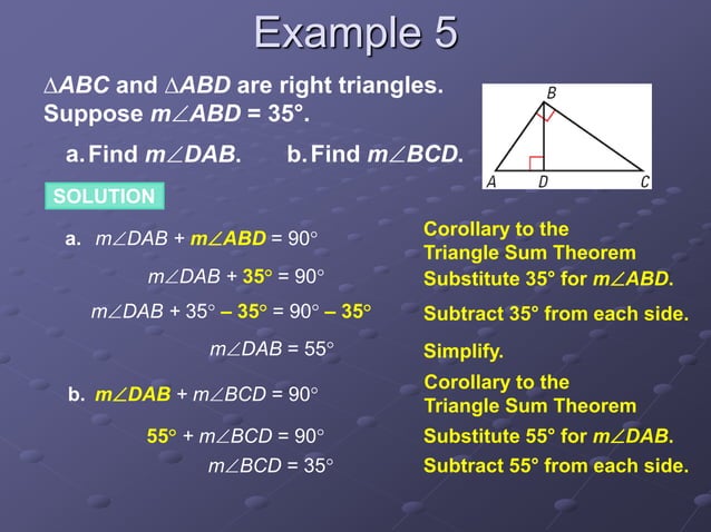 Triangle Sum Theorem | PPT