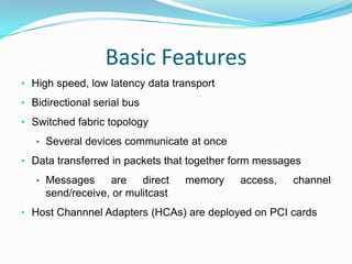 Infiband | PPTX | Computer Networking | Computing