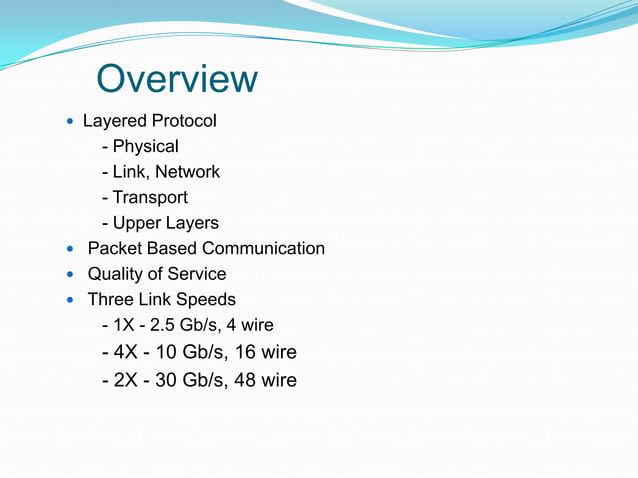 Infiband | PPTX | Computer Networking | Computing