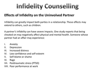 Infidelity Counselling Calgary | PPT