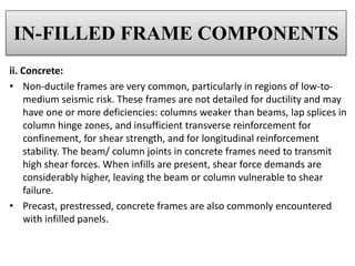 Infilled frame,a type of tubular frame structural system | PPTX