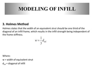 Infilled frame,a type of tubular frame structural system | PPTX