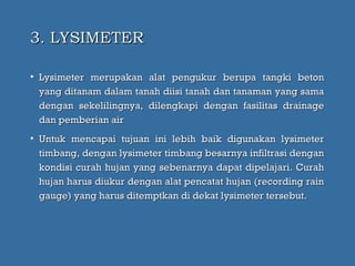 Infiltrasi ppt | PPT