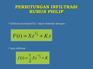 Infiltrasi ppt | PPT