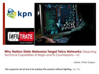 InfiltrateCon 2016 - Why Nation-State Hack Telco Networks | PPT
