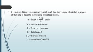Infiltration of rain water | PPTX