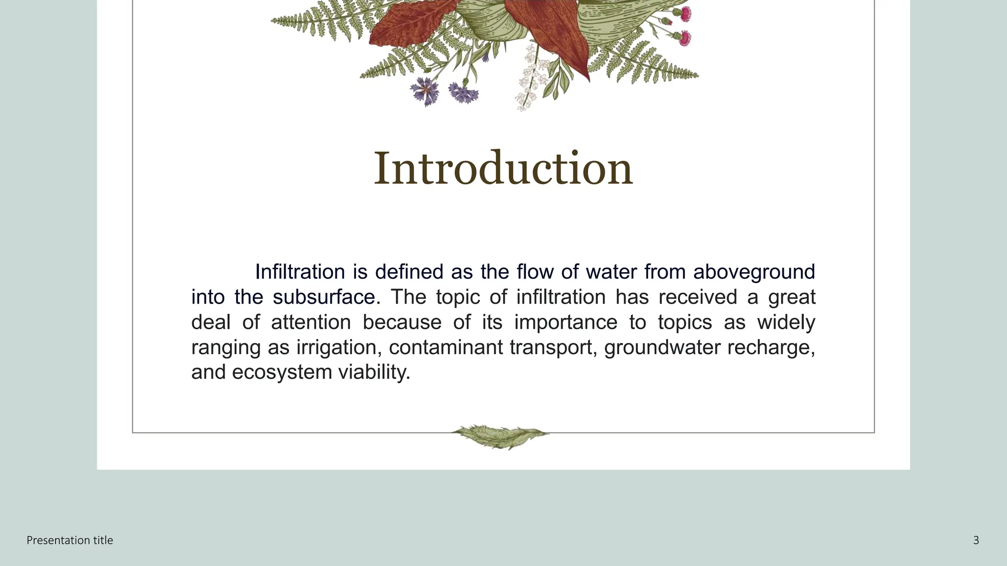 INFILTRATION power point presentation.pptx