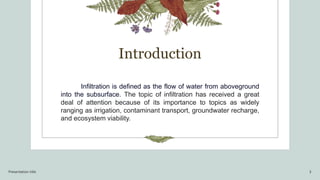 INFILTRATION power point presentation.pptx