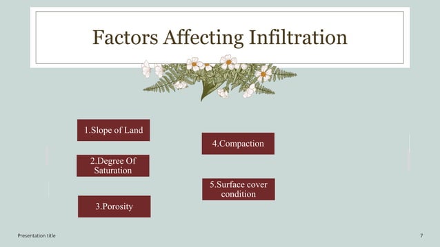 INFILTRATION power point presentation.pptx | Gardening | Home & Garden