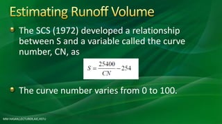 Infiltration and runoff | PPTX