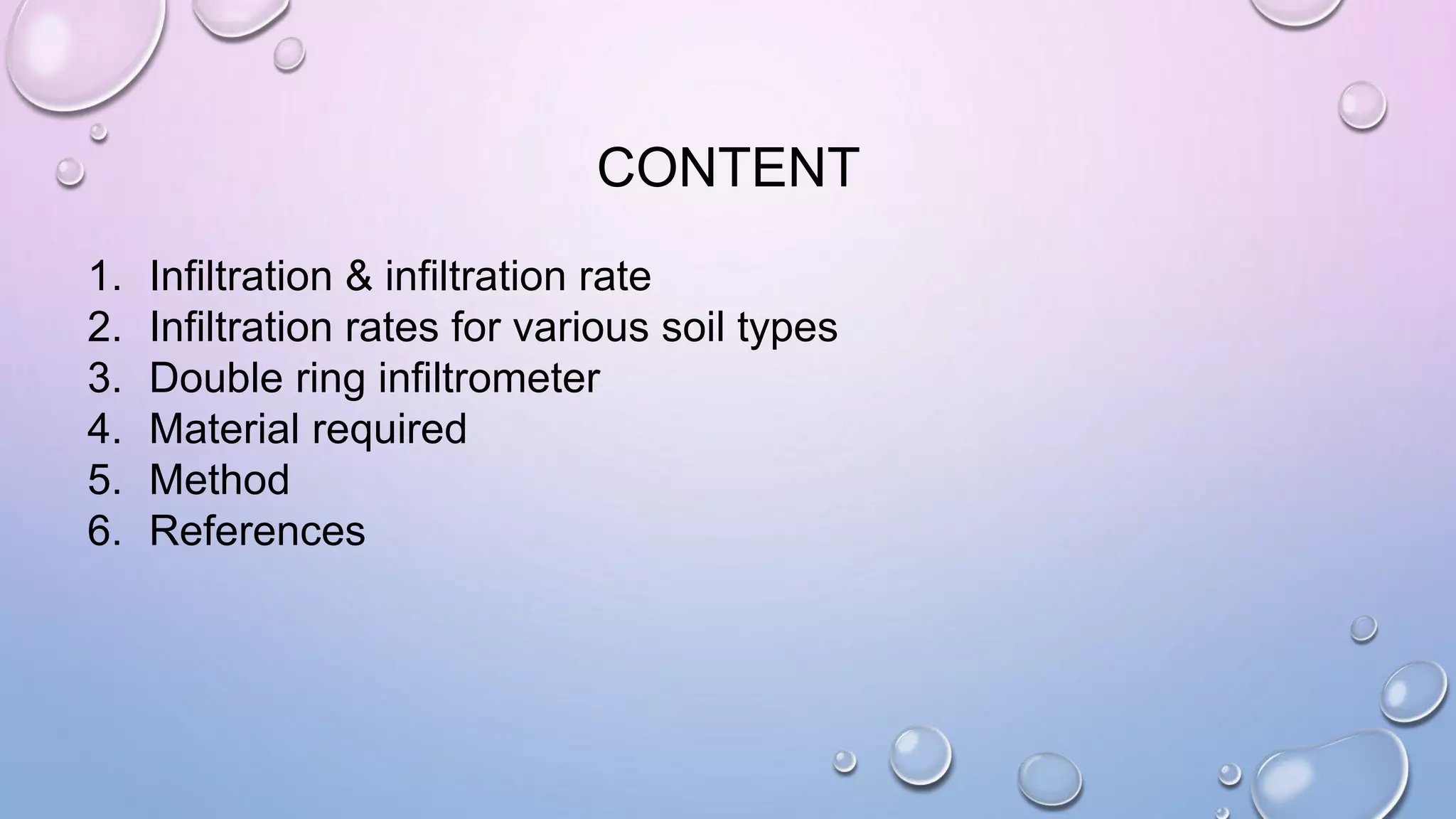 double ring infiltrometer | PPTX