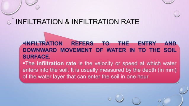 double ring infiltrometer | PPTX