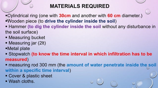 double ring infiltrometer | PPTX