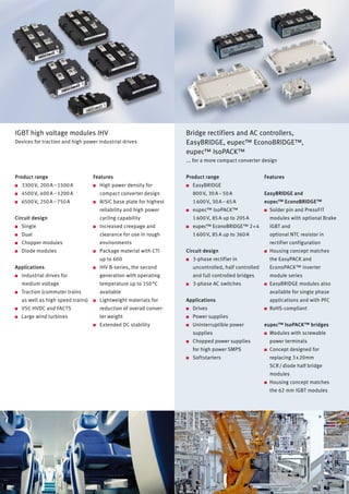 High Power Semiconductors | Infineon Technologies | PDF