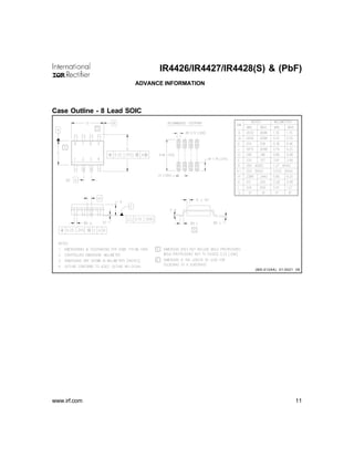 Original Driver Mosfet IR4427PBF 4427 DIP-8 New | PDF | Computer ...