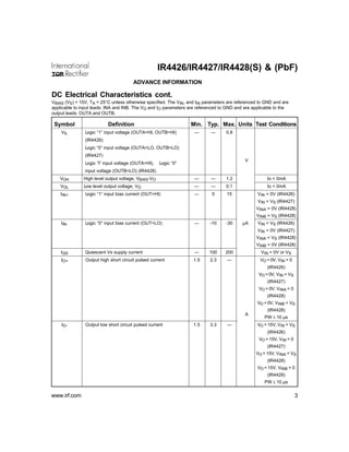 Original Driver Mosfet IR4427PBF 4427 DIP-8 New | PDF | Computer ...